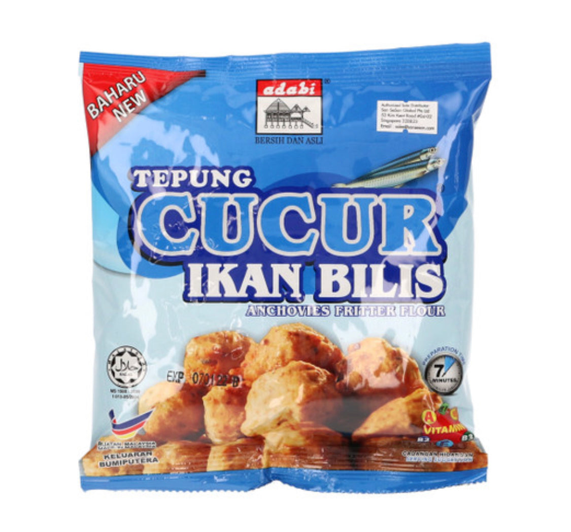 Adabi Cucur Ikan Bilis 200g – Kedaikita. online @ Nenek Intan Frozen